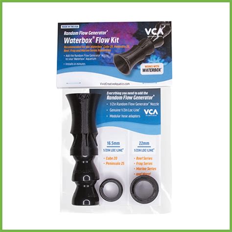 Waterbox Flow Kit With 1 2in Vca Random Flow Generator Aquarays