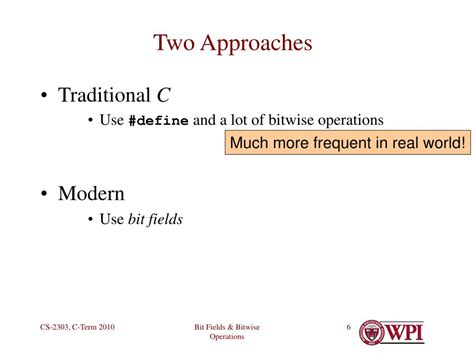 Ppt Bit Fields Bitwise Operations Powerpoint Presentation Free