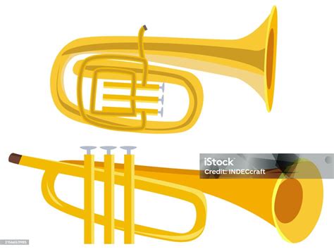 Trumpet And Trumpet Instrument Stock Illustration Download Image Now