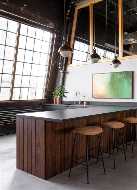 Jhl Design Converts Abandoned Portland Penthouse Into Moody Office