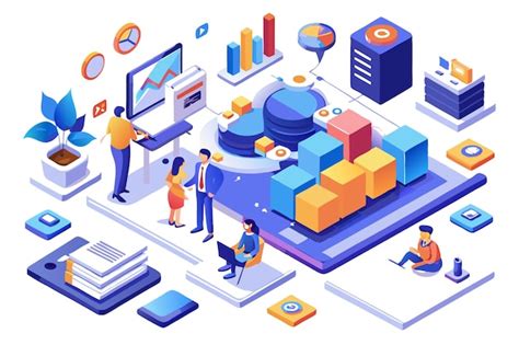 Team Of People Working Together On A Data Analysis Project With Charts