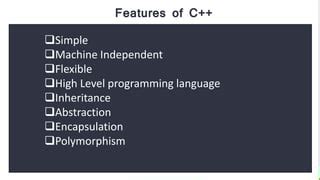 Introduction To C PPT
