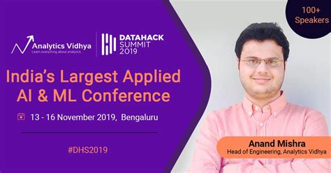 Anand Mishra On Linkedin Dhs2019 Artificialintelligence Datascience