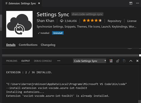 Vscode Configuration Sync Between Environments Darrenjrobinson Bespoke Identity And Access