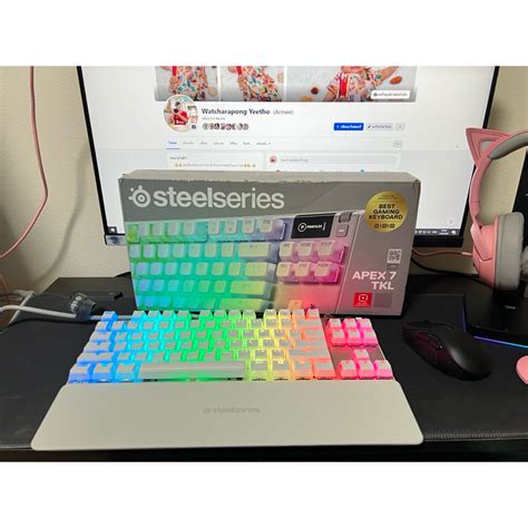 Steelseries Apex 7 Tkl Ghost Edition Shopee Thailand
