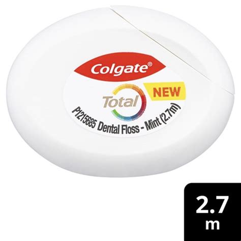 Cg 1224406n Colgate Total Dental Floss Mint 2 7m X 72 Henry Schein New Zealand