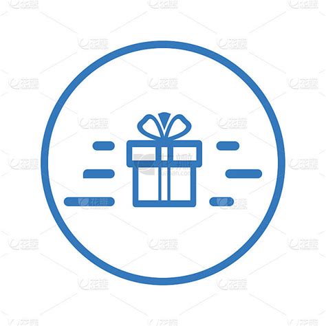 快递图标速递礼品送货