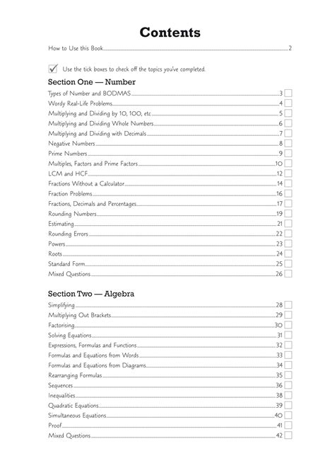 Gcse Maths Ocr Workbook Foundation Cgp Books