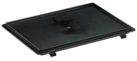 Esd Conductive Hinged Cover Lid For Euro Container 400x300 Mm
