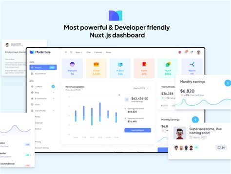 Modernize Nuxtjs Admin Dashboard Template