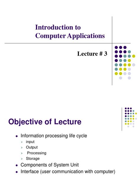 itc lec 3 pdf multi core processor central processing unit