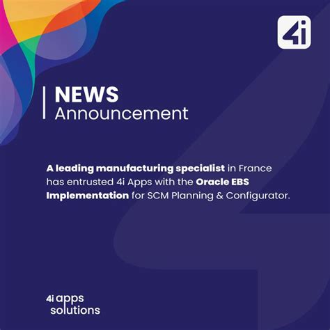 4i Apps Solutions Cloud Solutions Provider On Linkedin 4iapps France Manufacturing