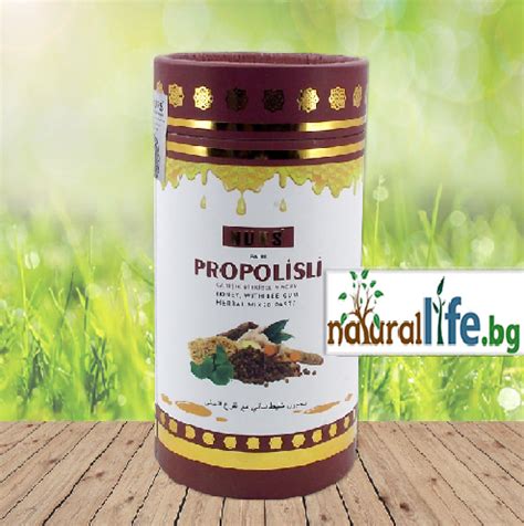 БИЛКОВА ПАСТА С ПРОПОЛИС И ДЖИНДЖИФИЛ NURS - NaturalLife.bg
