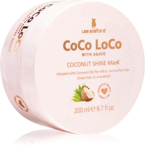 Lee Stafford Coco Loco Agave Coconut Shine Hair Mask 200 Ml My Dr Xm