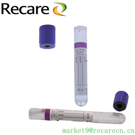 K2 Edta Tubes Blood Collection Tube Pet Disposable K2 K3