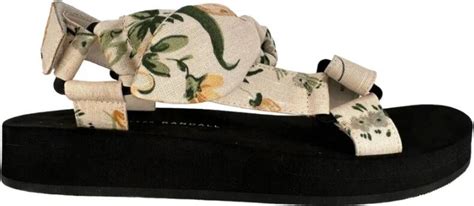 Loeffler Randall Bloemige Zomersandalen Multicolor Dames Schoenennl