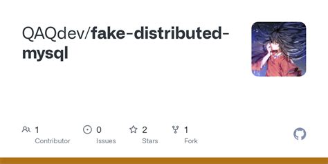 Github Qaqdev Fake Distributed Mysql