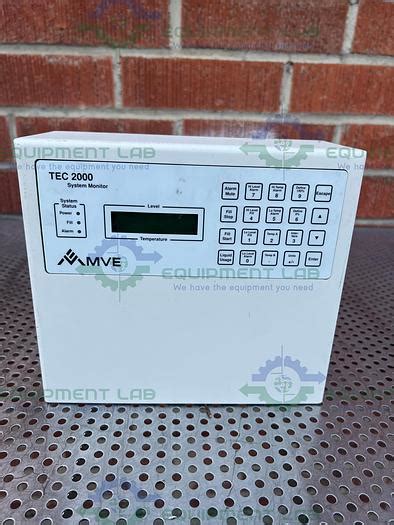 Used Mve Tec 2000 Cryogenic Storage System Monitor For Sale At Equ