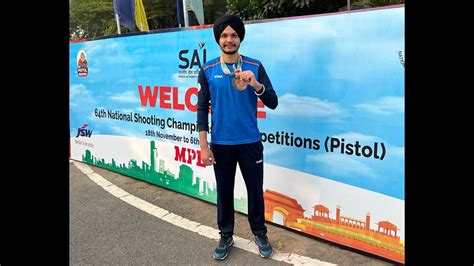Issf Pistolrifle World Cup Sarabjot Singh Of Haryana Wins First Gold