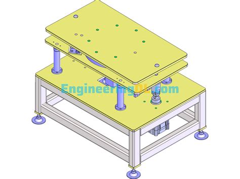 Degree Jacking Rotary Table SolidWorks EngineeringDL Free Mechanical D Models D Drawings