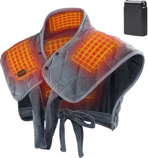 Vofuoti Heating Pad For Neck And Shoulders Portable Cordless Heating Pad With