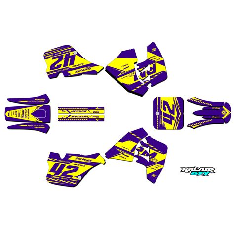 Suzuki Rm250 Graphics Kit 1989 1992 Lethal Series Kalair Gfx