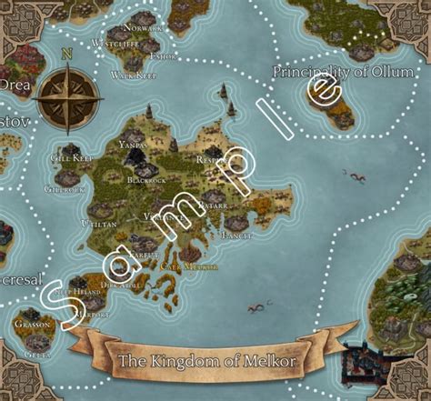 Create Fantasy Maps For Your Book Or Roleplay Game By Demongamemaster Fiverr