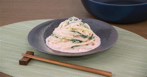【レシピ】クリーム明太⼦うどん 和平フレイズ株式会社