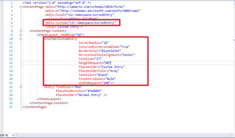 Xamarinforms Custom Entry
