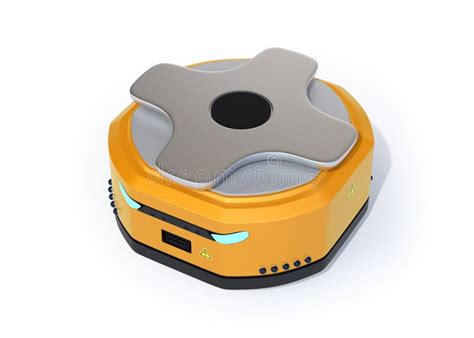 Mobile Robot AGV Isolated On Gray Background Stock Illustration Illustration Of Manufacturing