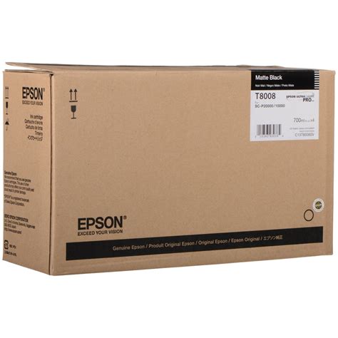 Epson UltraChrome PRO T8008 Original T80080V PC Canada