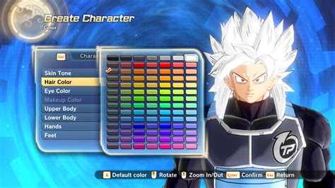 Tryzick Custom Ss4 Hair Xenoverse Mods
