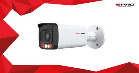 Spro Colour Night 20 8mp Ip Bullet Camera Spro Cctv