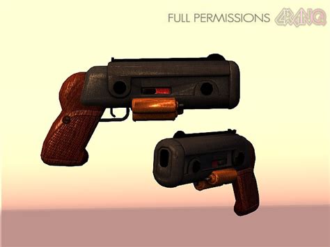 Second Life Marketplace Cranq Mesh Cyberpunk Blaster Full Perm