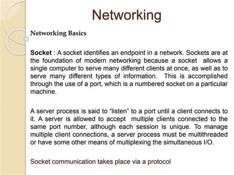 An Introduction To Networking Pptx Internet Computing