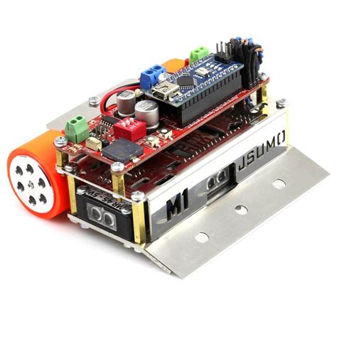 Jsumo M1 Arduino Mini Sumo Robot Kit Unassembled Robotshop Jsumo M1 Arduino Mini Sumo Robot Kit Unassembled Robotshop