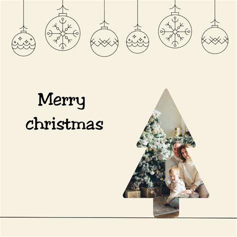 Kerstkaart Met Kerstboom Fotokader Kaartje2go