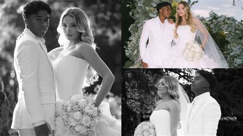 Endrick And Wife Gabriely Miranda Show Off Lavish Wedding Snaps As Real Madrid Star Enjoys