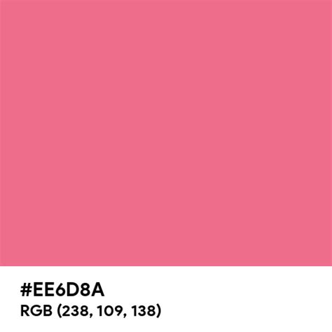 Pink Lemonade Color Hex Code Is Ee6d8a