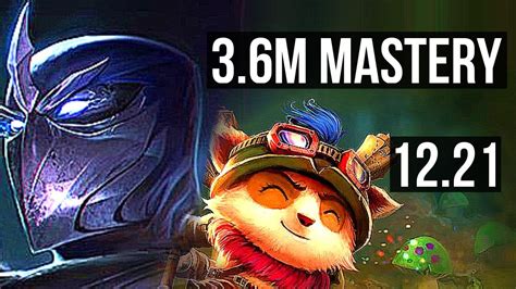 Shen Vs Teemo Top 3 6m Mastery 900 Games 4 1 1 Kr Master 12