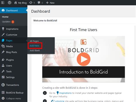 How To Create Boldgrid Blocks Adding Content