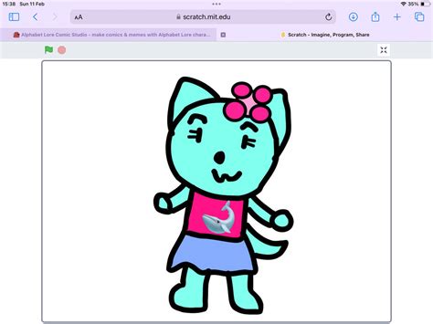Cyan The Cat In Scratch Style By Zoetrope2002 By Jarmalmama On Deviantart