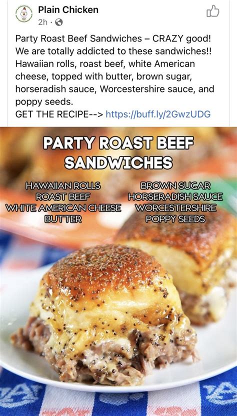 Delicious Party Roast Beef Sliders