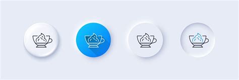 휘핑 크림 아이콘이있는 에스프레소 커피 음료 선 아이콘 벡터 0명에 대한 스톡 벡터 아트 및 기타 이미지 0명 3차원 형태 거품 내기 Istock