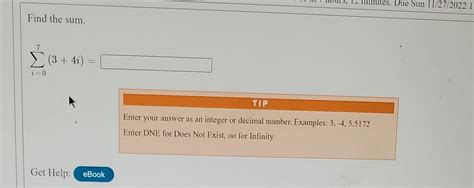Solved Find The Sum 7 10 13 3n 4 Find The Sum Chegg Com