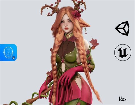Ida Faber Girl 17 Dryad Girl By Lil Husky Vr