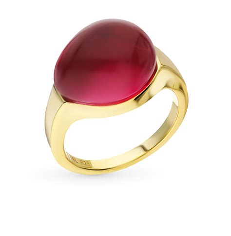 Серебряное кольцо с алпанитом SUNLIGHT S3482-K9Y-03: жёлтое серебро 925 ...