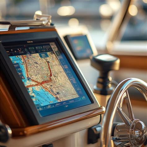 Marine Navigation Tools With Digital Maps And Gps Integration Premium