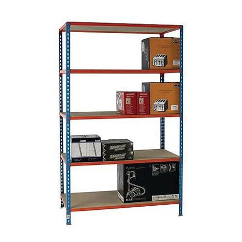 Simonclick Standard Duty Boltless Chipboard 5 Shelf Unit Hxwxd