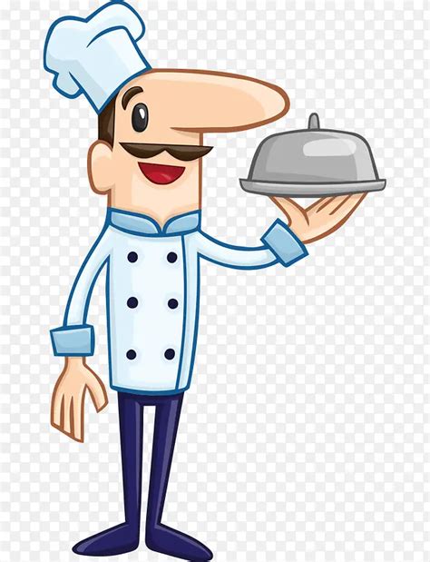 卡通手绘国外上菜厨师png图片素材下载图片编号8220818 Png素材网